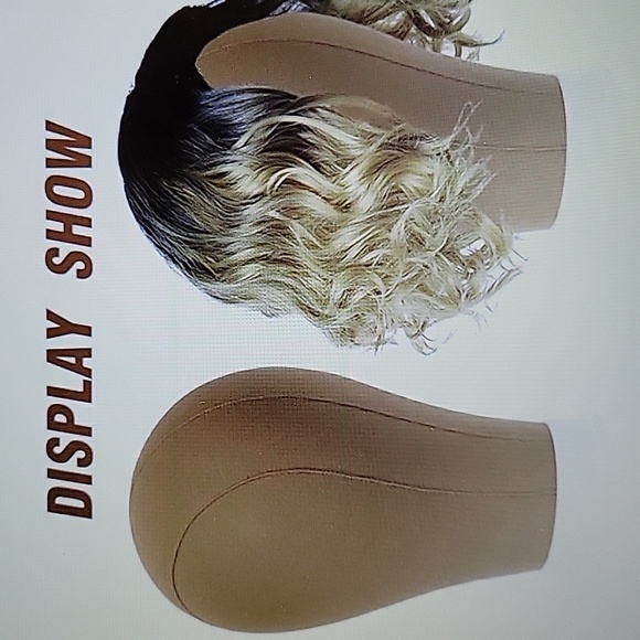 Hair | 22 Inch Cork Canvas Block Wig Head Mannequin Tan With 2 Deluxe ...